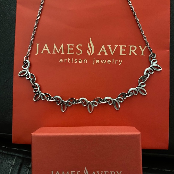 James Avery | Jewelry | Retired James Avery Ribbon Loop Necklace | Poshmark